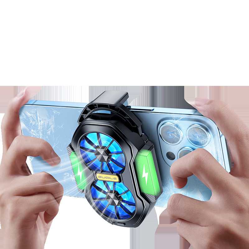 Iphone Fan 2024 New Style Dual Fan Mobile Phone Radiator Air Cooling ...
