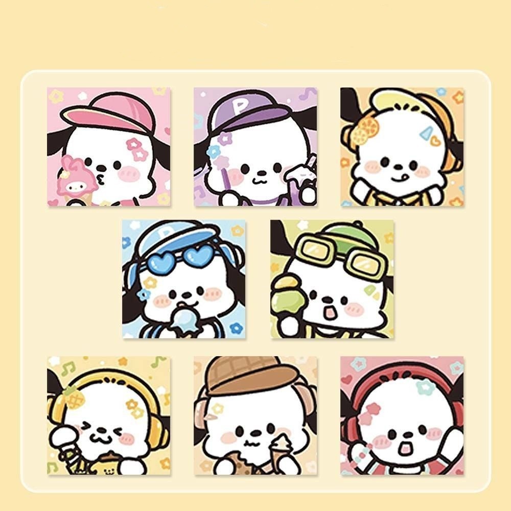 Sanrio Licensed 500-Pack Reseal Stickers | Kuromi & Cinnamoroll Dual ...