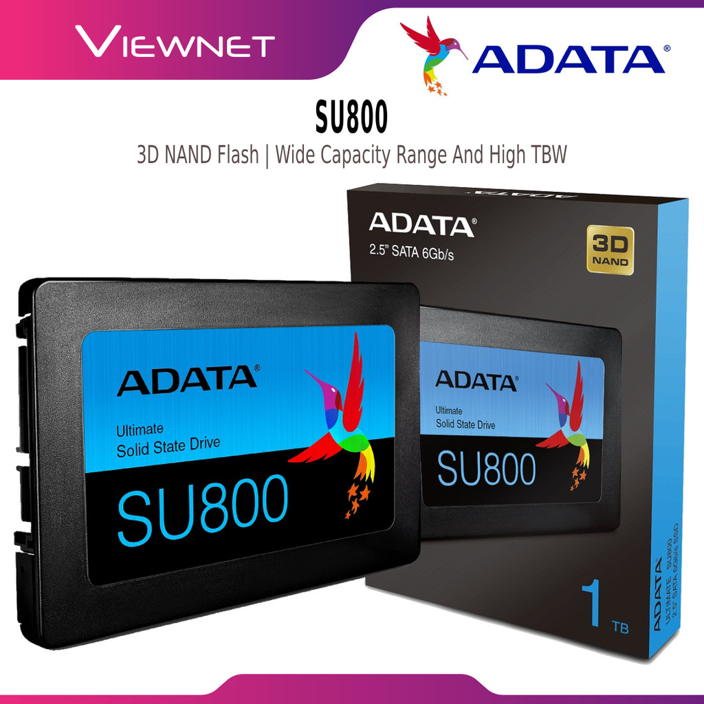 ADATA ULTIMATE SU800 2.5" SATA 6GB/S INTERNAL SSD SOLID STATE DRIVE ...