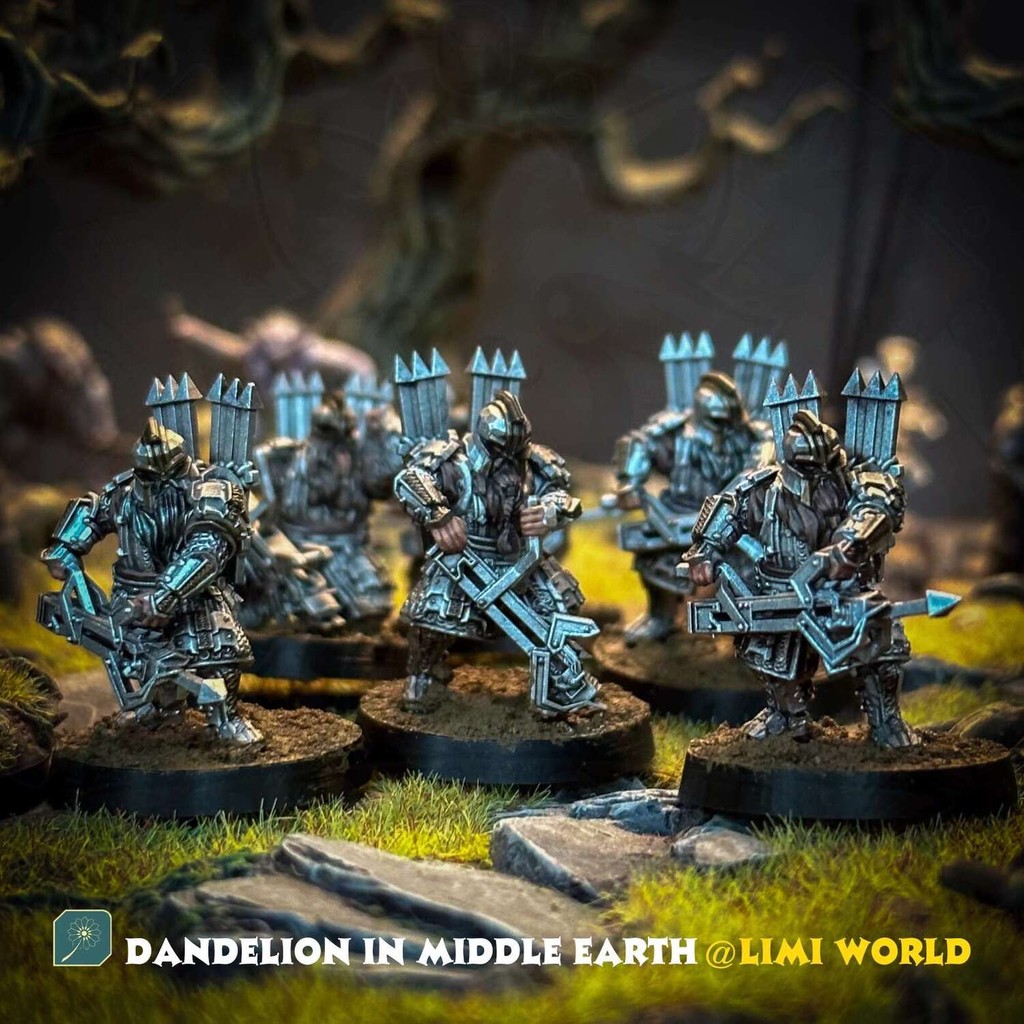 [DND Model] Hobbit Iron Hill Dwarf Warrior Crossbow Finger Ring King ...