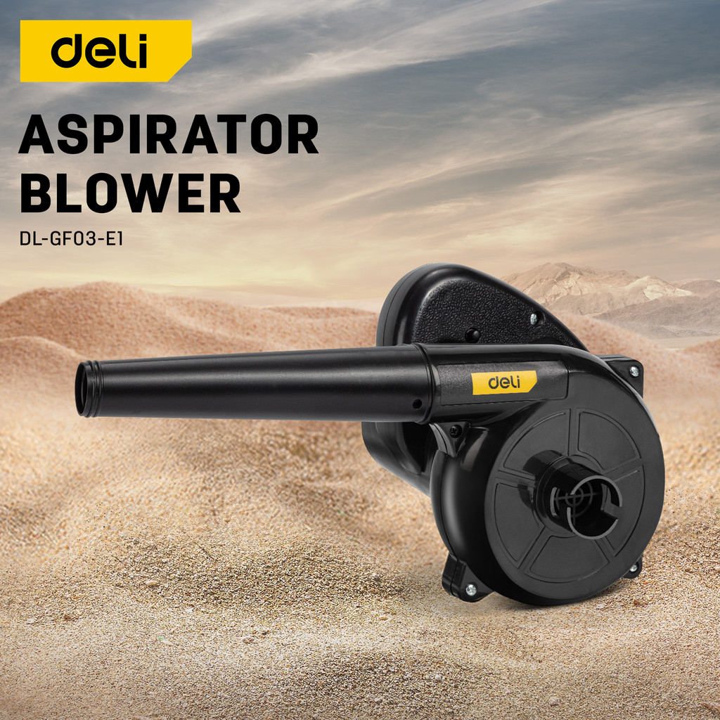 DELI Corded Aspirator Blower and Vacuum with 2 in 1 Function (500W / 2 ...