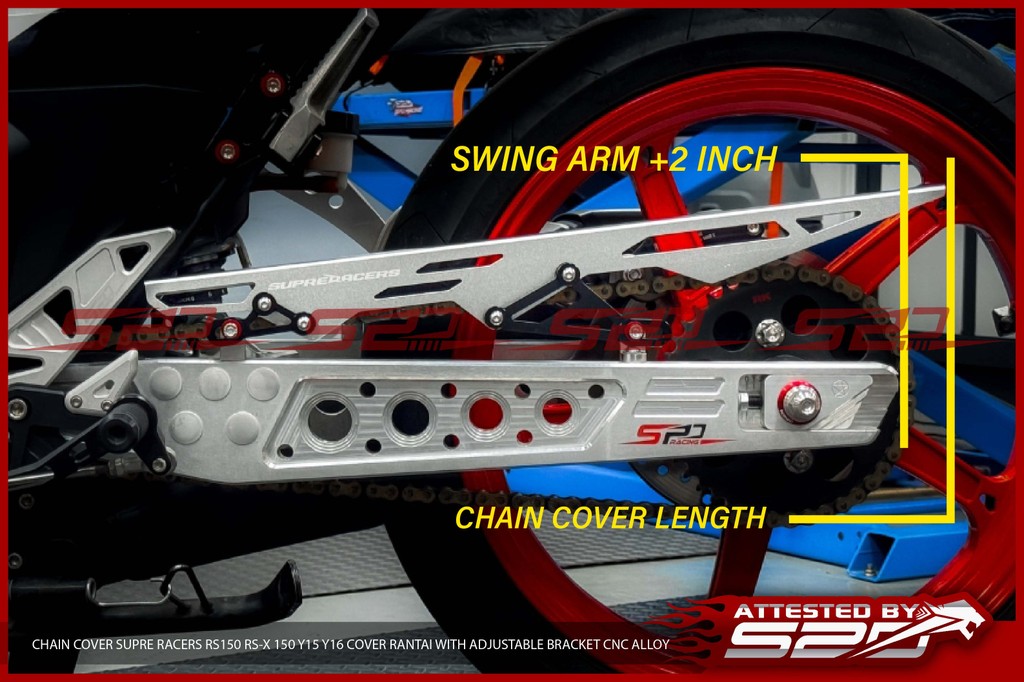 Chain Cover SUPRE RACERS RS150 RS-X 150 Y15 Y16 Cover Rantai With ...