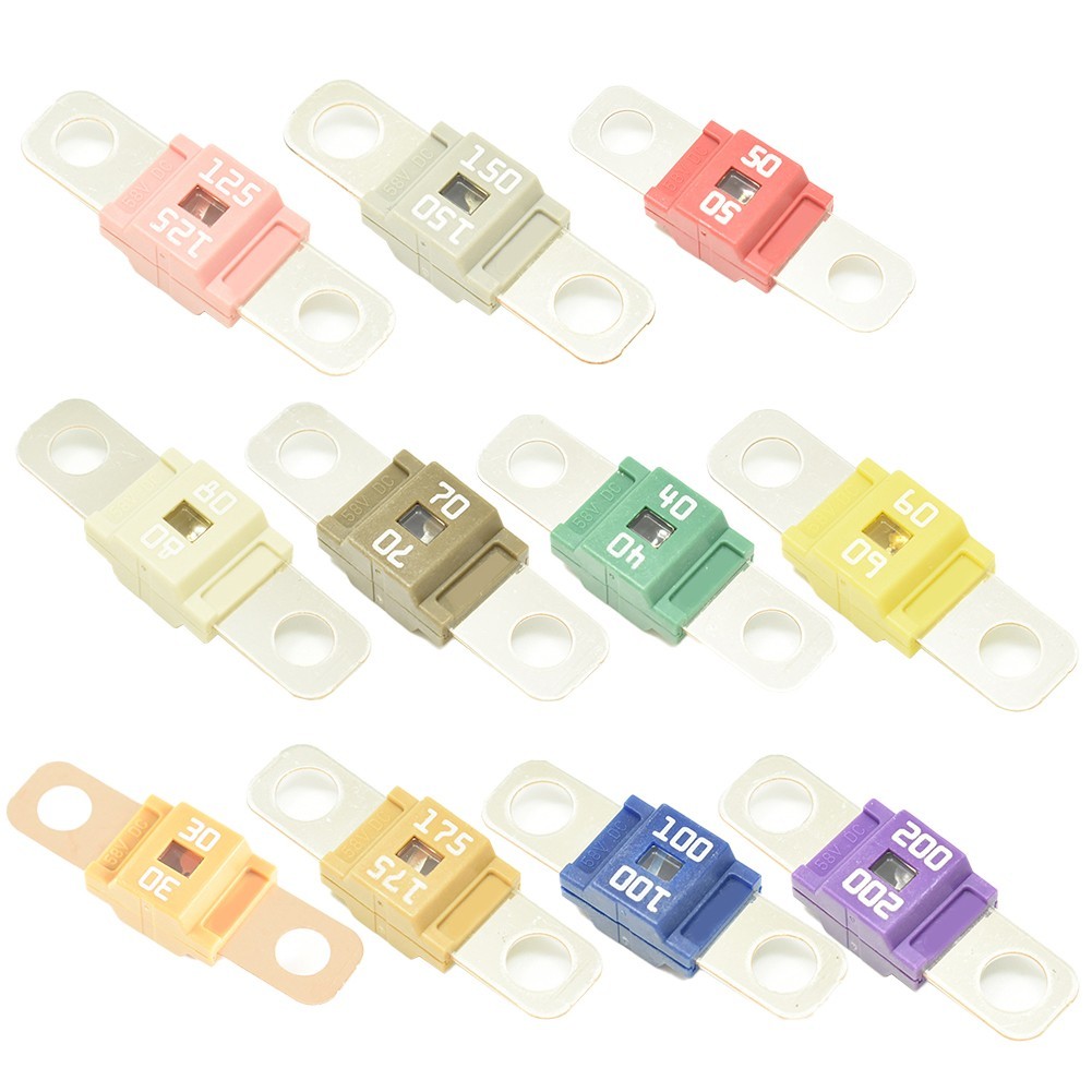 [Super] 30/40/50/60/70/100/125/150/175/200A PEC Fuse Holder Fuse Car ...