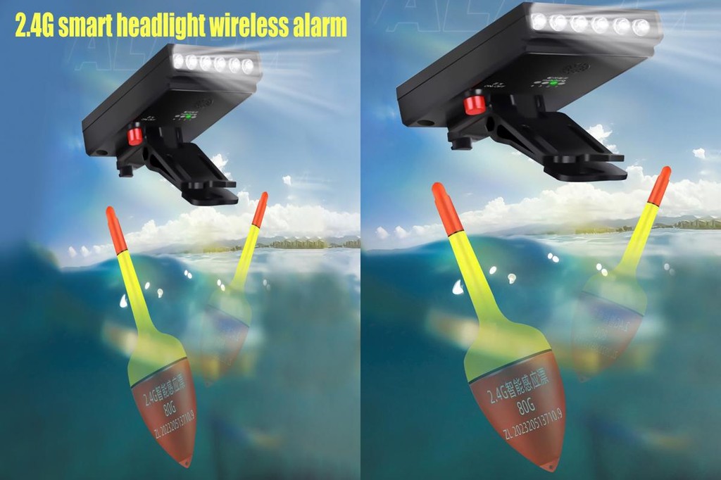 GAR Fishing Bite Indicator Light Fishing Alarm Light Smart Wireless ...