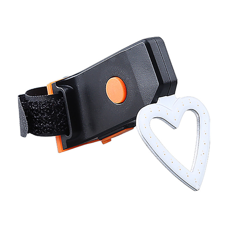 Bicycle Heart-Shaped Tail Light Mountain Bike Night Ride Tail Light ...