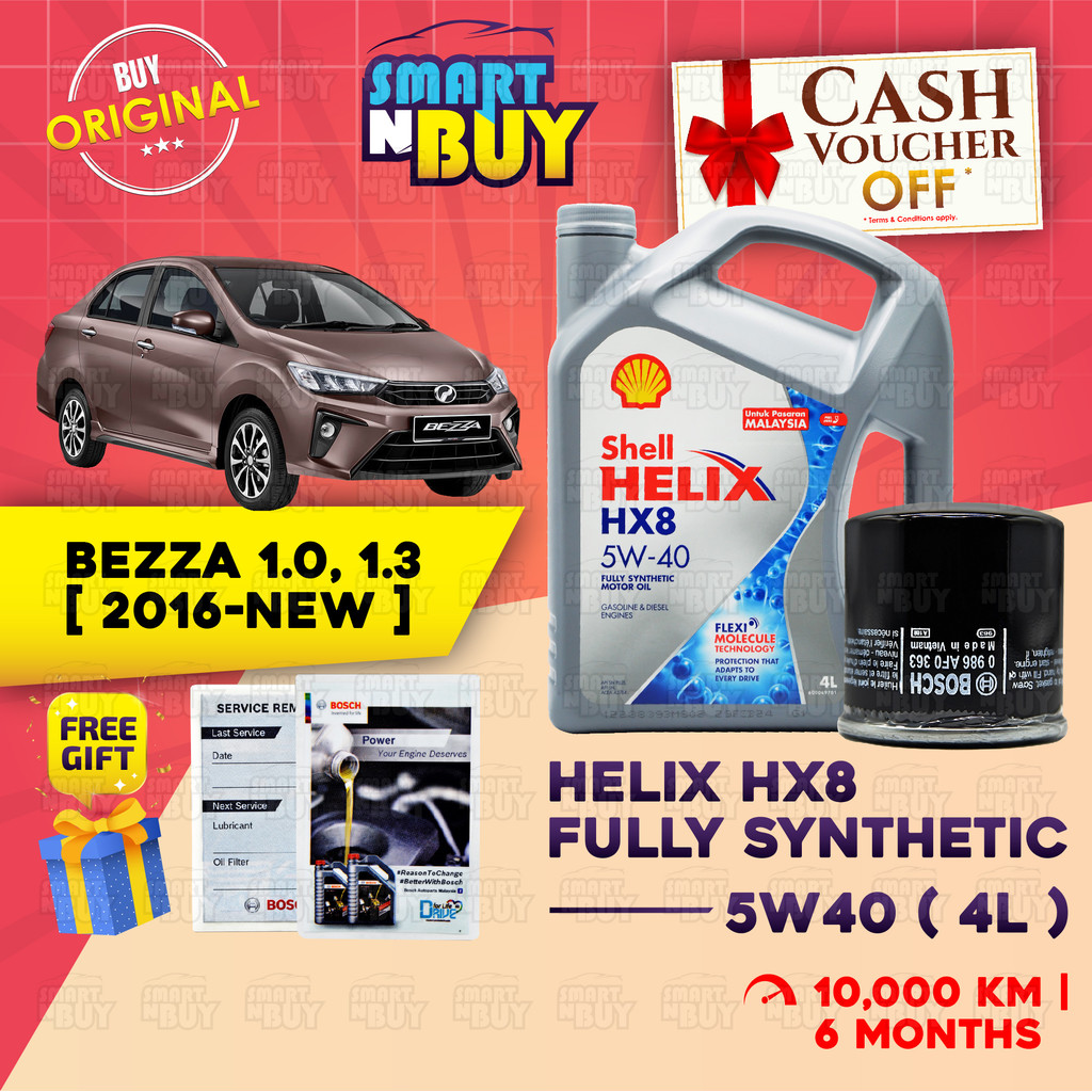 Shell Engine Oil 5W40 Fully Synthetic Original Minyak Hitam Kereta ...