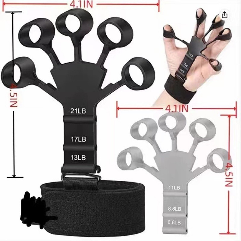 Fitness 13-21 LB Finger Intensifier Grip Strength Device Finger ...