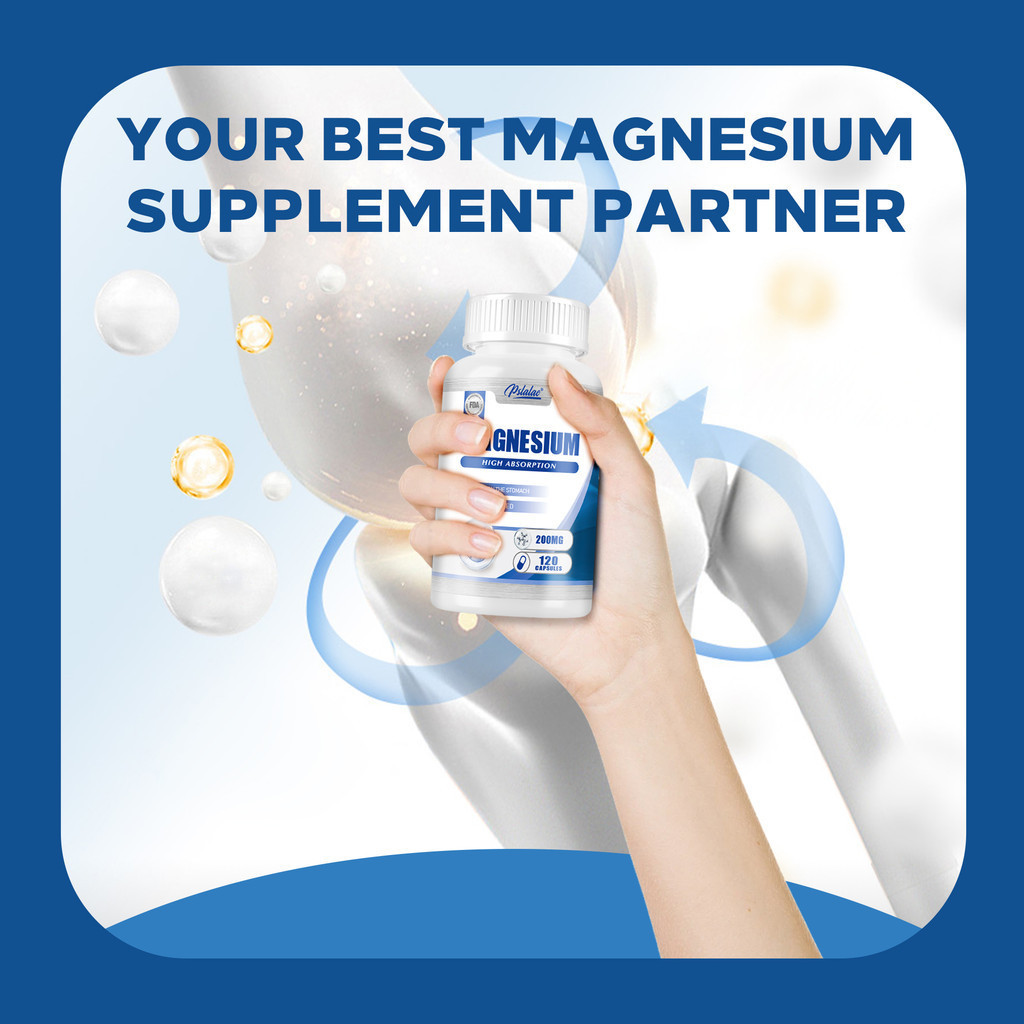 Magnesium Pslalae - Magnesium Bisglycinate, supports muscle relaxation ...