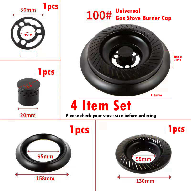 Gas Stove Cover Lid Burner covers lids Flame Burner Cap Fire Gas Stoves ...