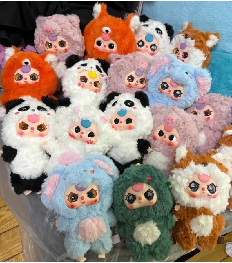 Baby Three V3 Blind Box Plush Toys Action Figure Series Kawaii Stuffed ...