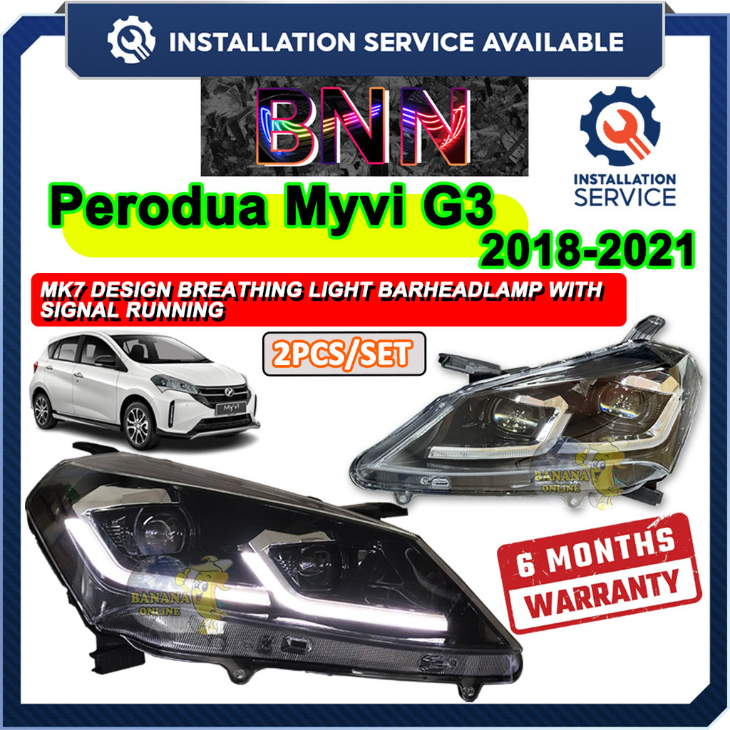 [Installation Provided] Perodua Myvi Gen3 MK7 2018-2021(Clear) Led ...