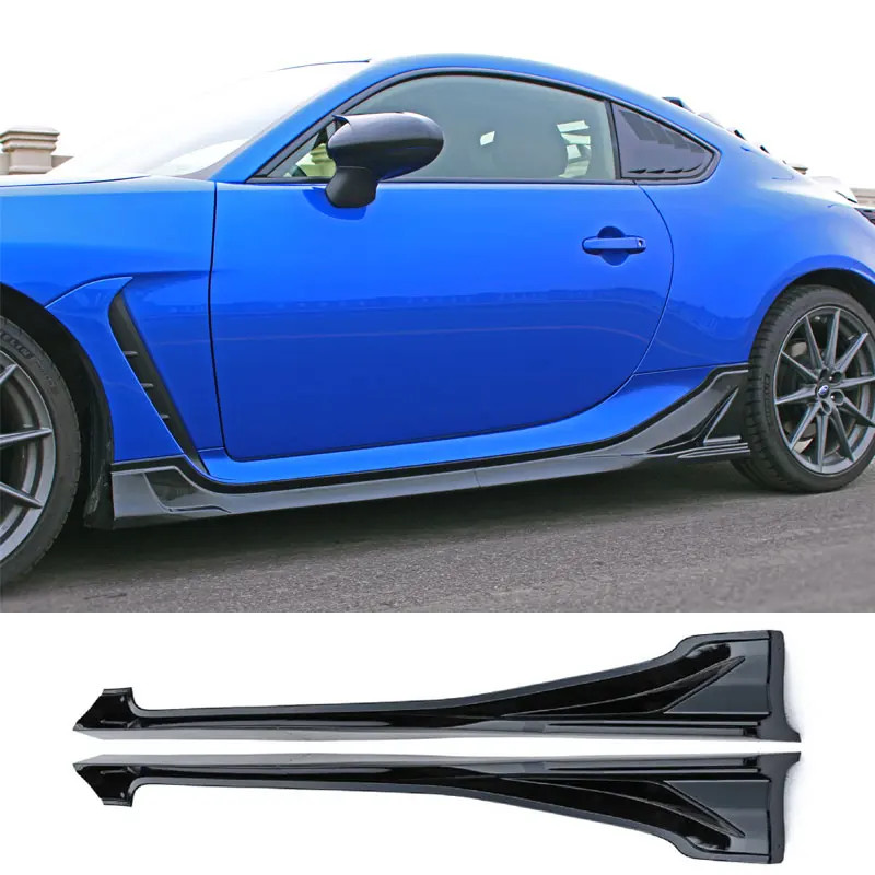 Side Skirt for Toyota GR86 Subaru BRZ Spoiler 2022 2023 2024 Black Body ...