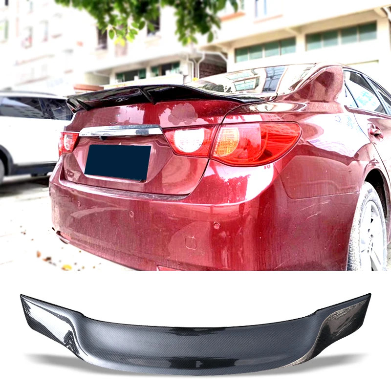 Car Trunk Spoiler Carbon Fiber FRP Auto Rear Trunk Wing R Style Refit ...