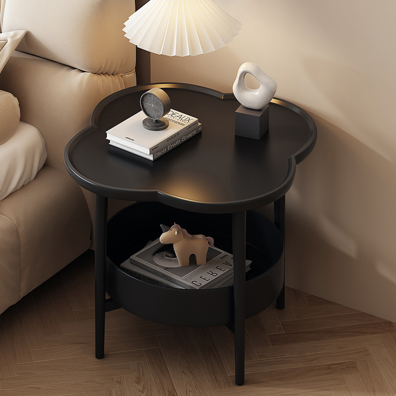 Creative Flower Shaped Table Stylish Bedroom Corner Tables Double-layed ...
