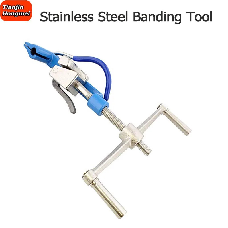 Stainless Steel Band Strapping Tool Kit Ratchet Banding Tool Screw ...