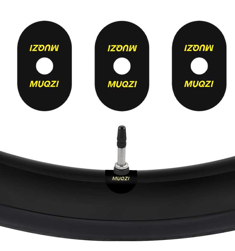 MUQZI 2/5 Pairs Bicycle Valve Stickers Presta Valve Schrader Valve Stem ...