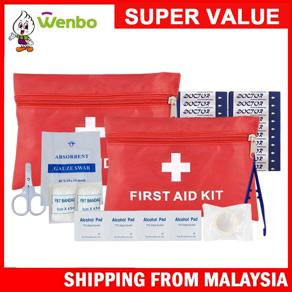 Wenbo Emergency First Aid Kit Medical Purpose First Aid Supplies ...