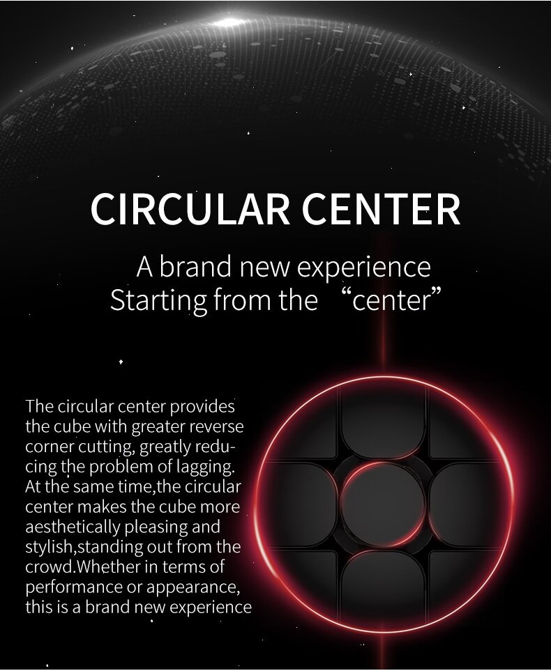 New Fanxin 3X3 light Magnetic Magic Ball Cube 3x3 Professional 3x3x3 ...