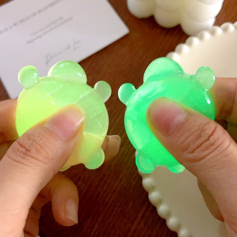 Noctilucent Turtle Squishy Fidget Toy - for Children - Multicolor ...