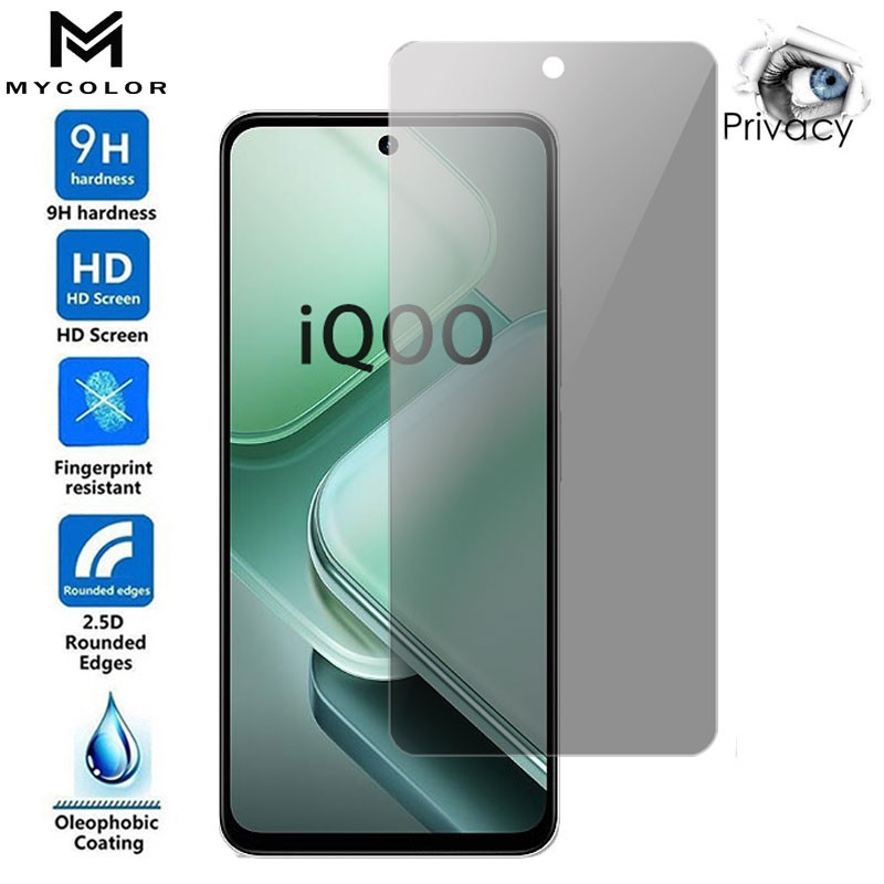 Privacy Tempered Glass For VIVO iQOO 13 12 11 11s 10 9 9T 9 SE Neo10 ...