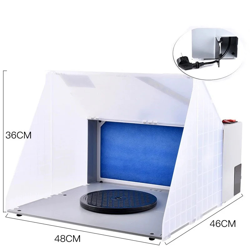 NEW Spray gun cabin spray booth mini extraction system spray gun ...