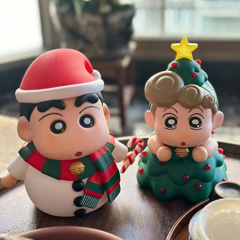Cute Crayon Shin-Chan Figure Christmas Snowman Shin-Chan Shin-Chan Shin ...