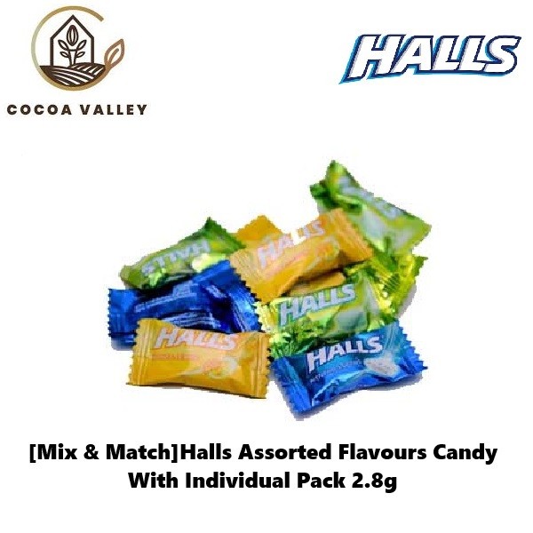 [Bundle Sales]Halls Assorted Flavours Candy Individual Pack 1P 2.8g ...