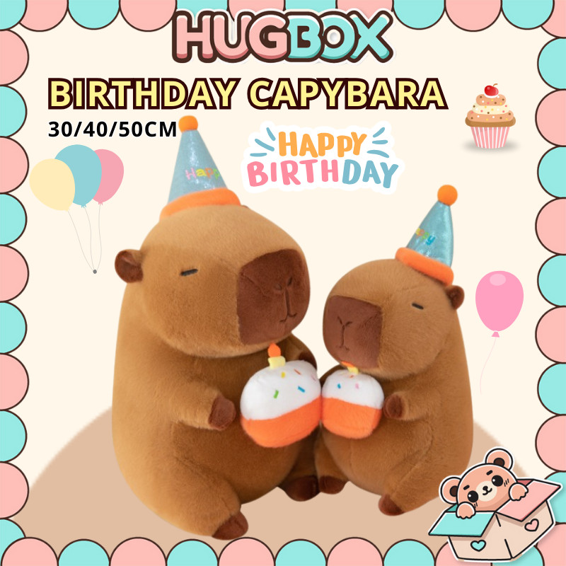 🌈HugBox Capybara Birthday Gift Capybara 50cm Patung Capibara Plushie ...