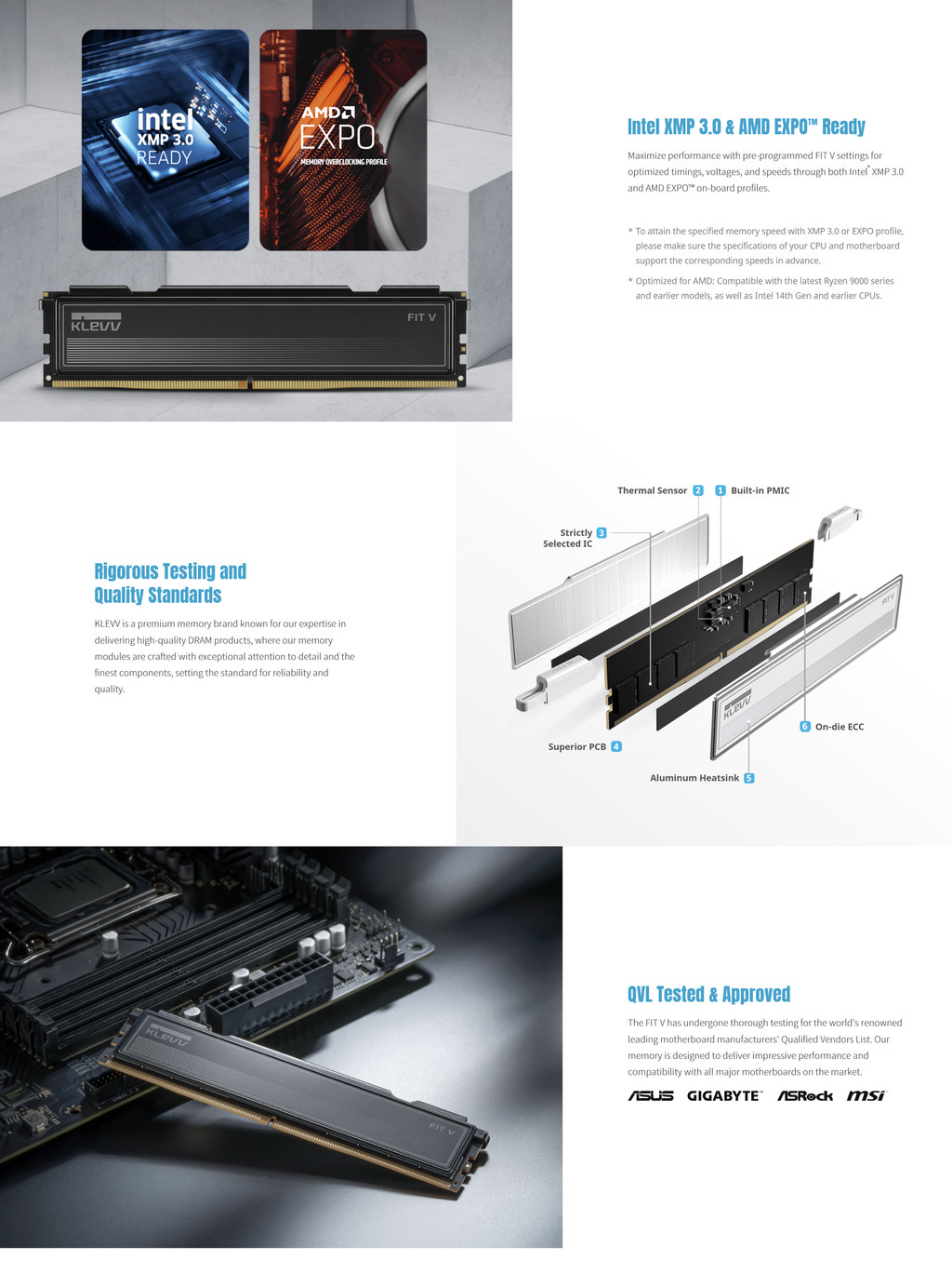 KLEVV FIT V 6000MHZ DDR5 GAMING MEMORY RAM - 16GB | Shopee Malaysia