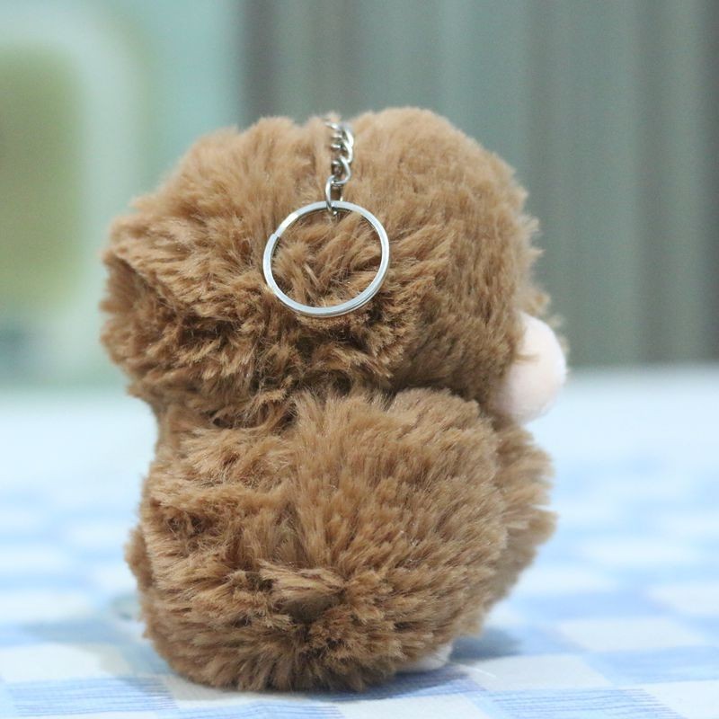 Cute Plush Monkey Keychain Adorable Long Arm Monkey Doll Bag Charm Soft ...