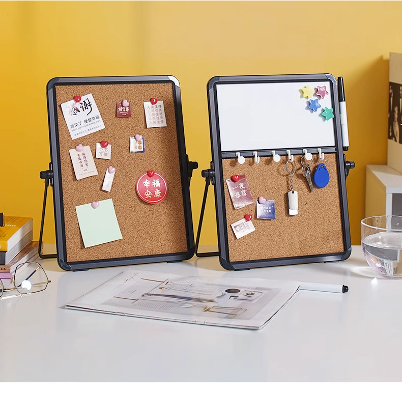 Cork Board Whiteboard Double Spelling Writing Board Hook Pushpin ...