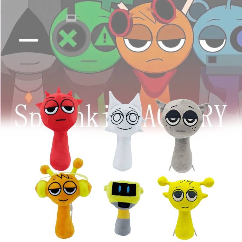 Sprunki Plush Cute Toy Doll With Plush Crystal Fabric And Soft Pp ...