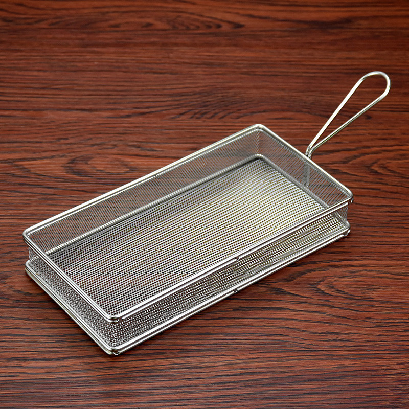 Mini Stainless Steel Frying Basket Frying Sieve French Fries Frying ...