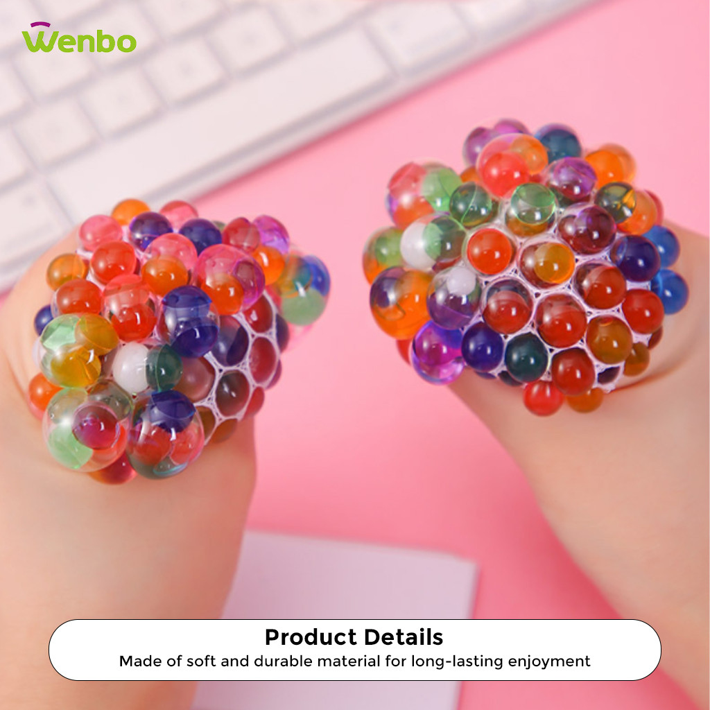 Wenbo [Toy] Squishy Stress Ball Grape Ball Pinch Grab Colorful Crystal ...