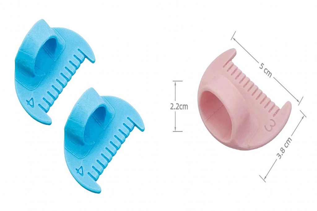 MO User-friendly Design Sewing Ruler Ergonomic Finger Ruler Portable ...