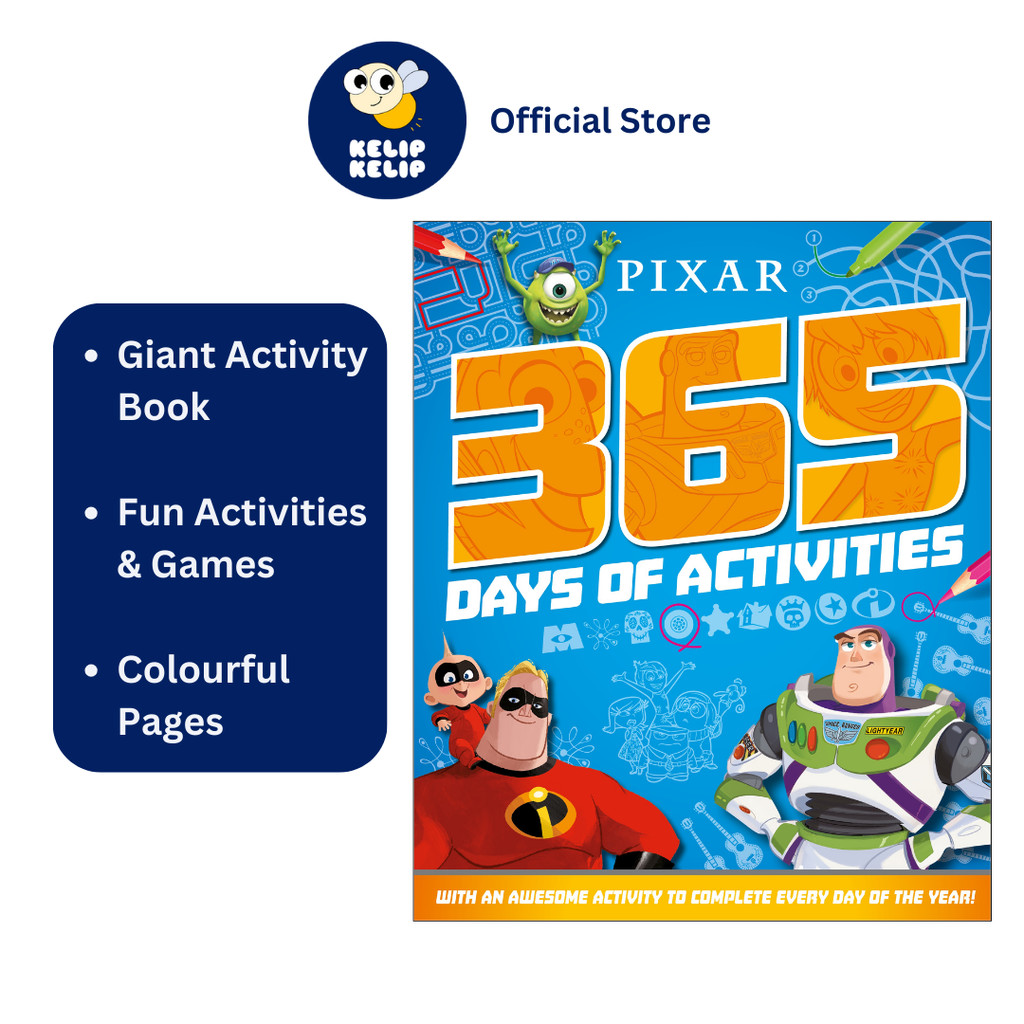 Disney 365 Days of Activities Book For Kids With 192 Pages of Mazes ...