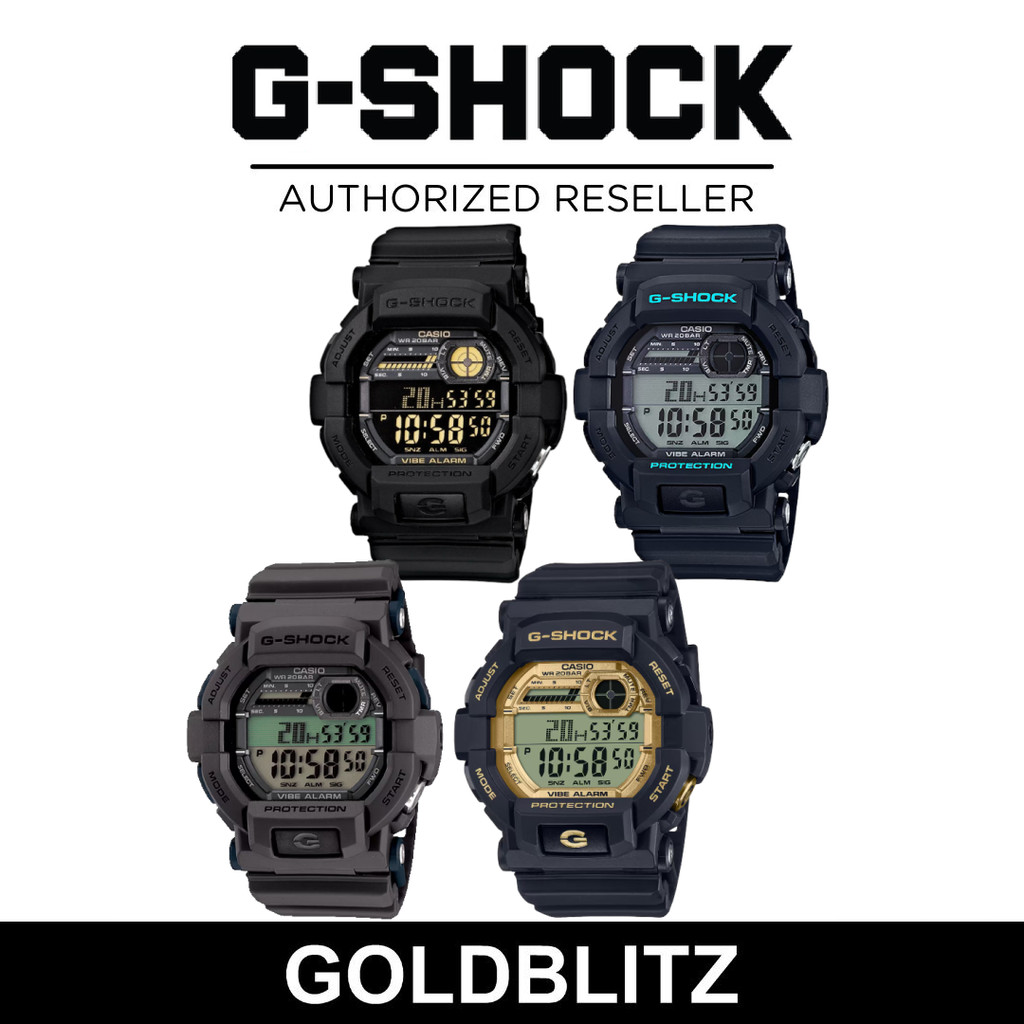 Casio G-Shock GD-350GB-1 GD-350-1B GD-350-8 Vibration Alarm GD-350 GD350 GD350GB-1 GD350-1B ...