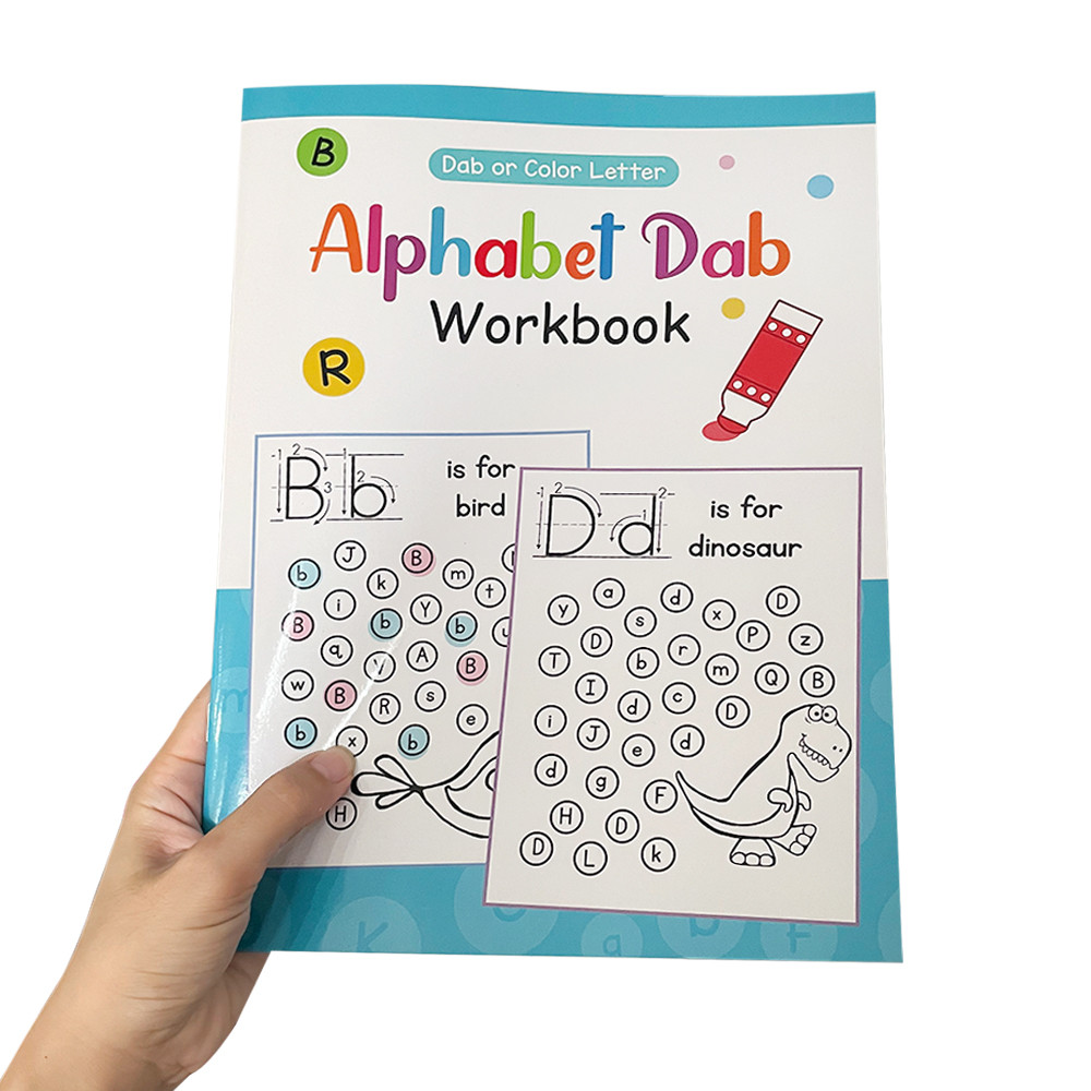 28 Pages Kids Alphabet Tracing Workbook Children Preschool Early ...
