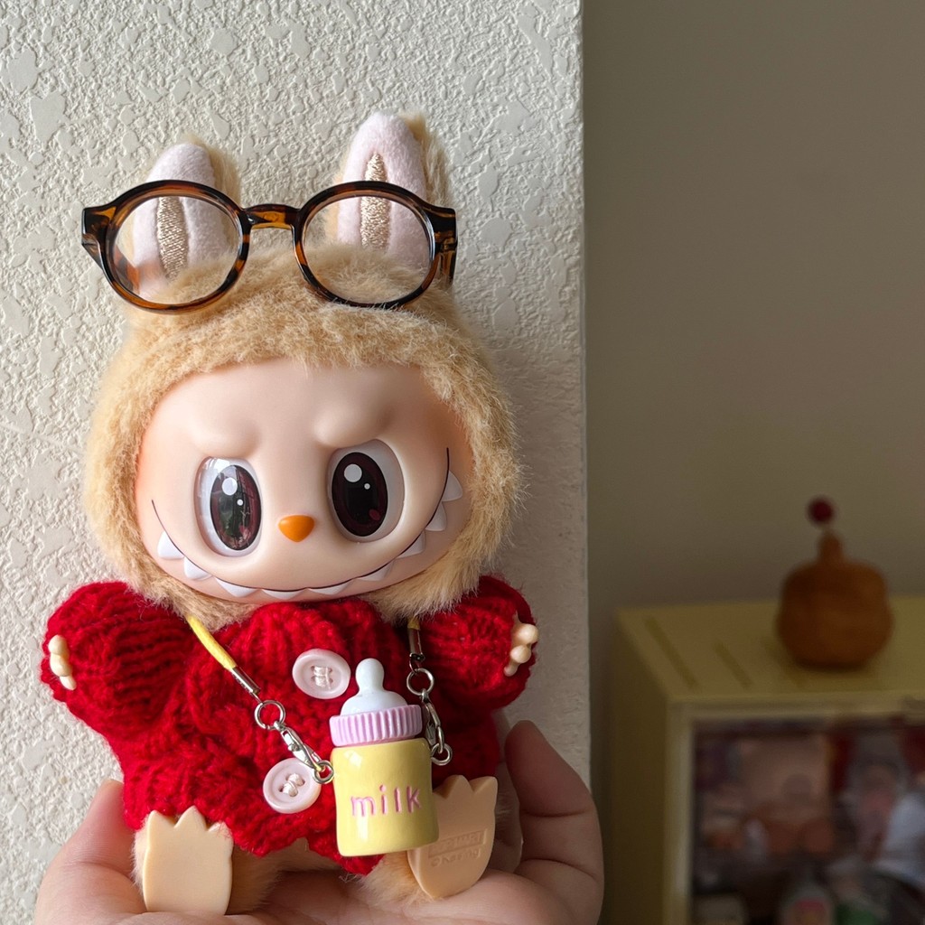 For Labubu v2 pendant baby clothes sweater glasses bottle satchel ...