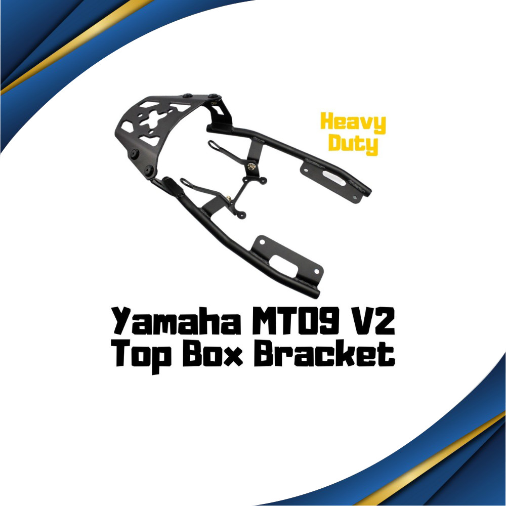 Yamaha MT09 V1 V2 Heavy Duty Top Box Bracket Rear Rack Carrier Shelf ...