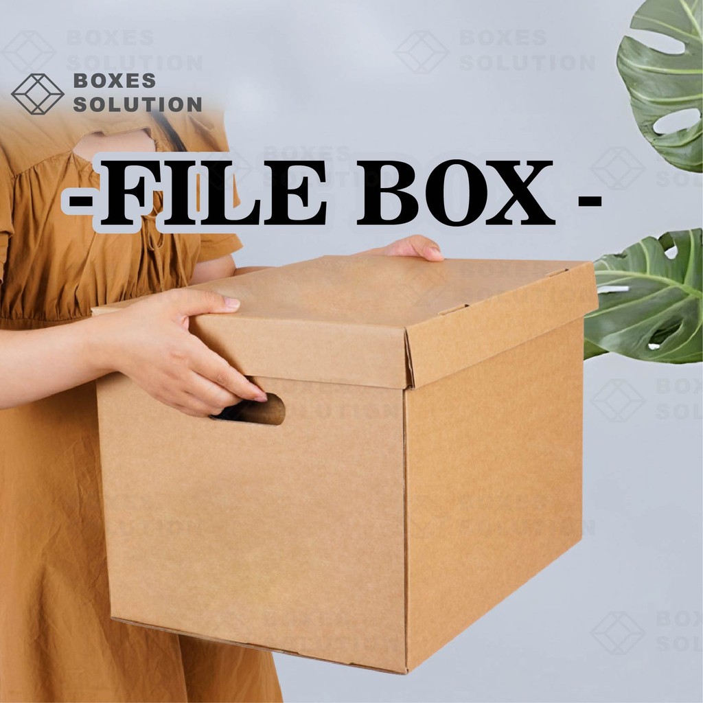 VBS Storage Box Document File Box Moving Box Office Box Home Storage ...