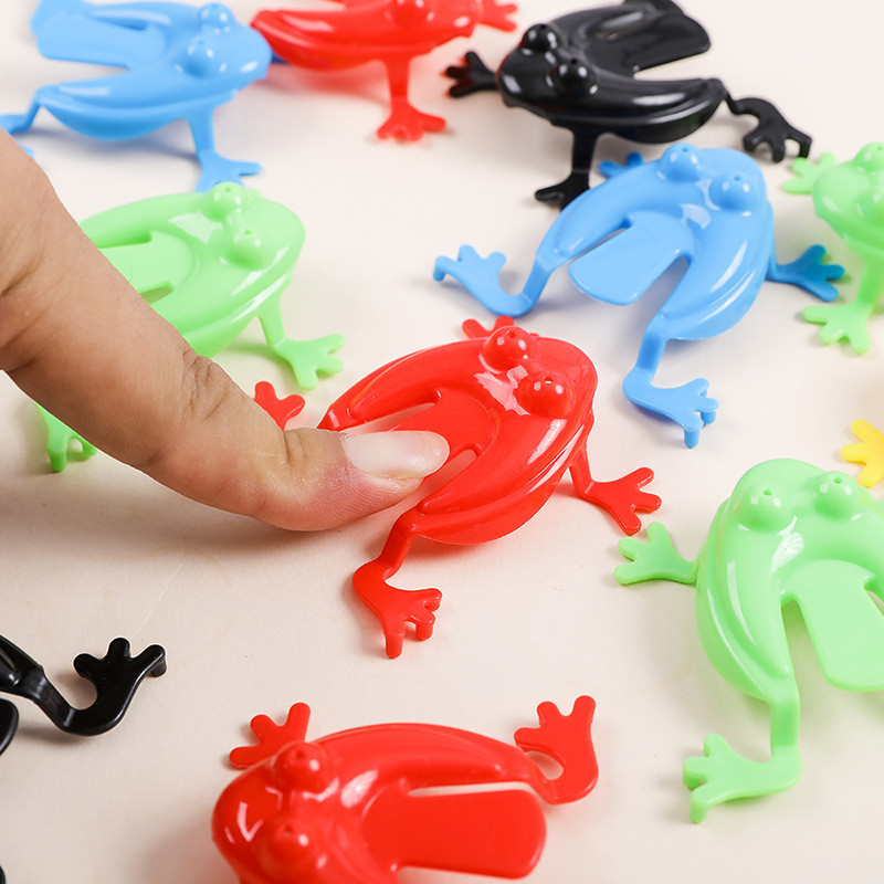 5Pcs Plastic Jumping Frogs Toy Assorted Colors | Shopee Malaysia