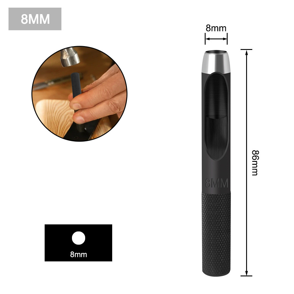 Edge Banding Hole Puncher Set for Wood Screw Concealment Countersink ...