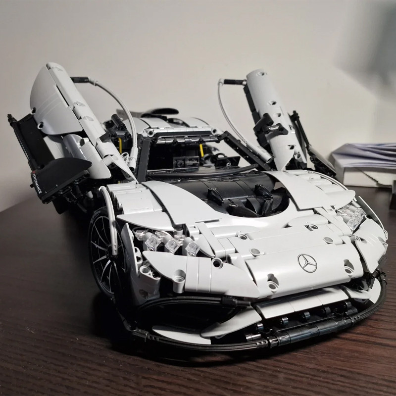 1:8 Mercedes-Benz AMG ONE Building Blocks Supercar C61503 Racing Model ...