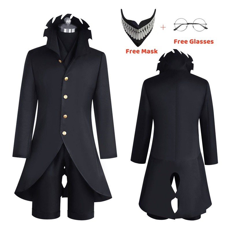 Anime Dandadan Ken Takakura Okarun Cosplay Costume Wig Mask Uniform ...