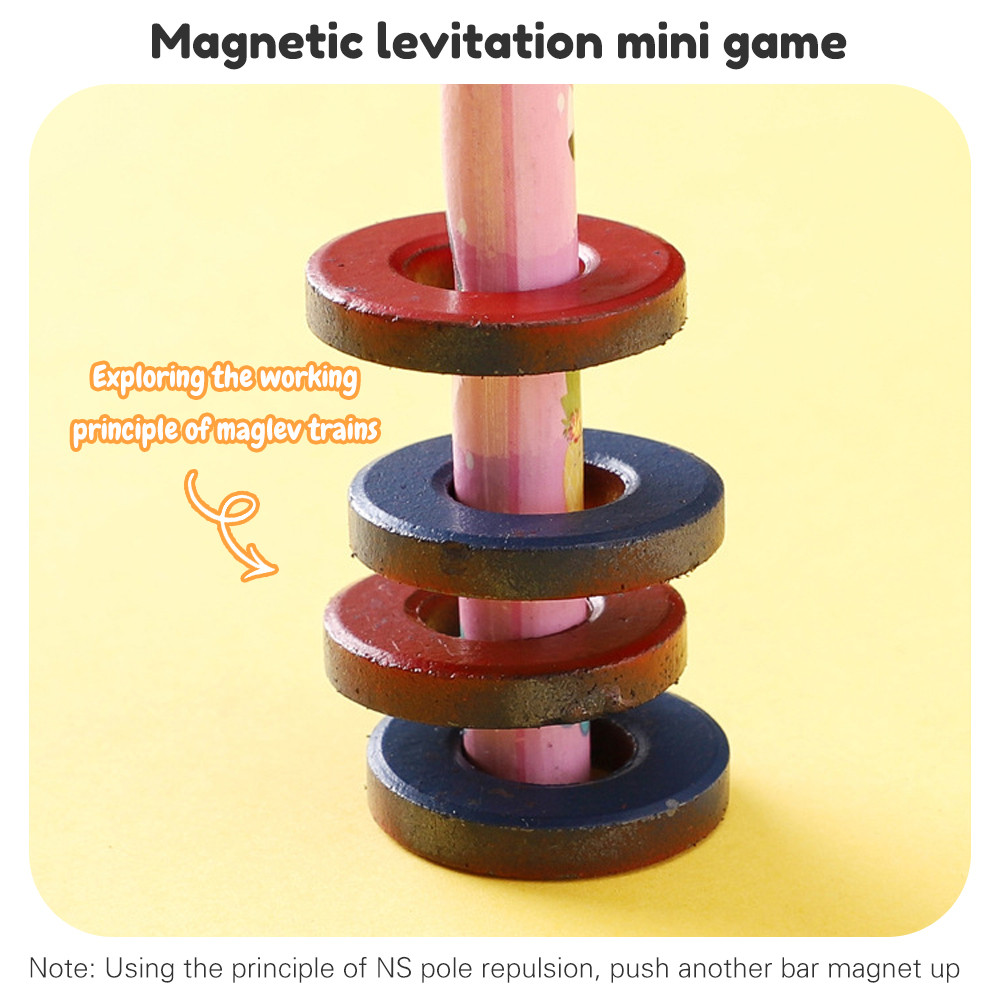 LAKOE Magnetic Stick U shape Magnetic Set Kids Magnetic Toys Child ...