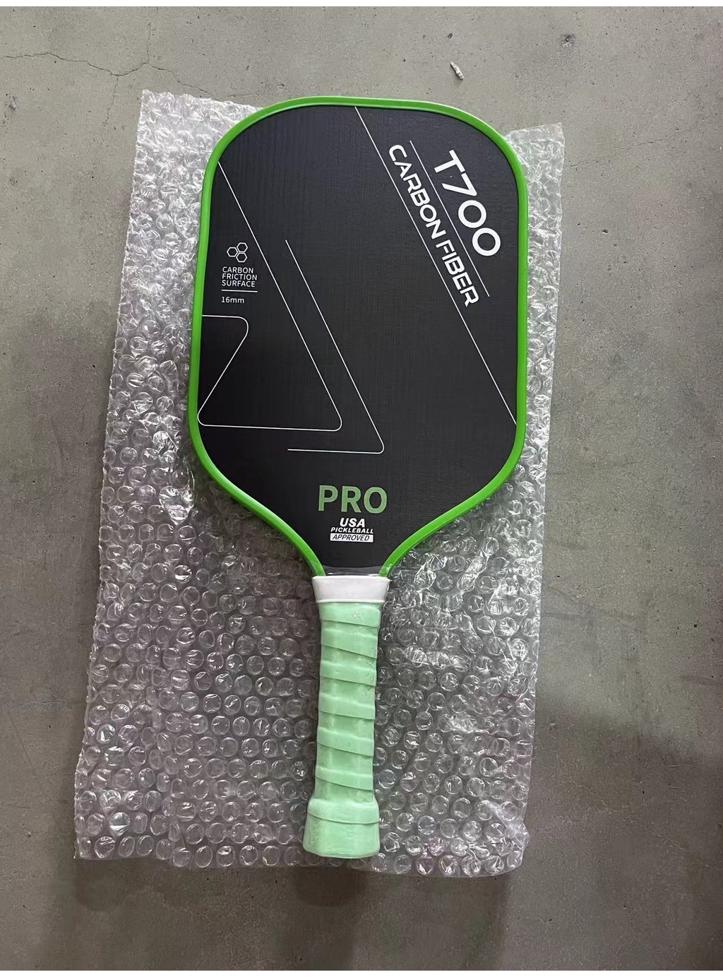 Pickleball Paddle T700 Carbon Fiber 16mm, Professional Matte Pickleball ...