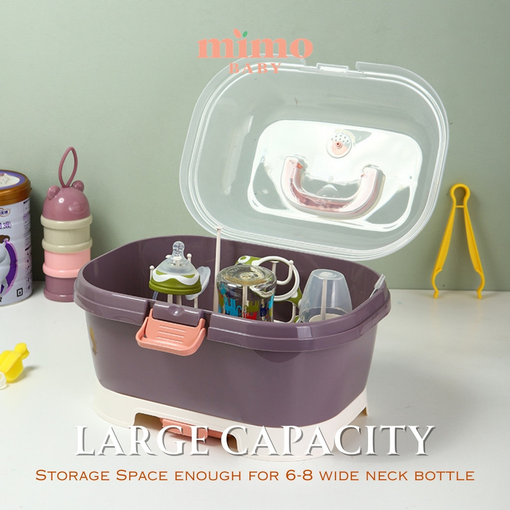 Mimo Baby Nursing Bottle Storage Box | Milk Bottle Storage Box to Keep ...