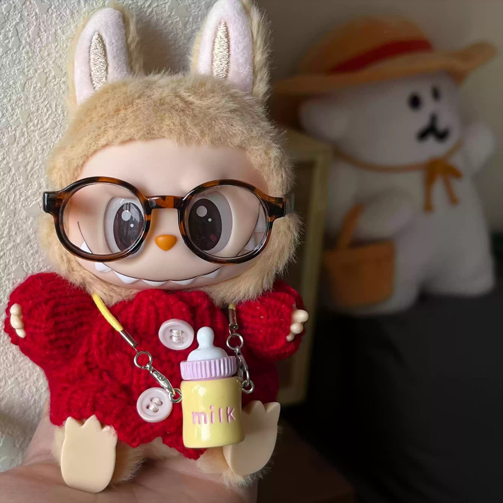 For Labubu v2 pendant baby clothes sweater glasses bottle satchel ...