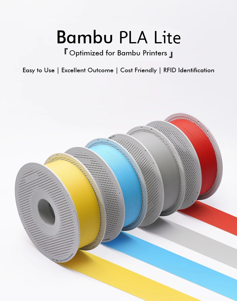 Bambu Lab PLA Lite Filament 1.75mm 1kg with Spool | Shopee Malaysia
